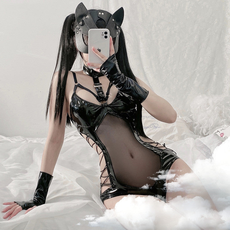 Sexy One Piece Pajamas Mask Yv30367 Youvimi