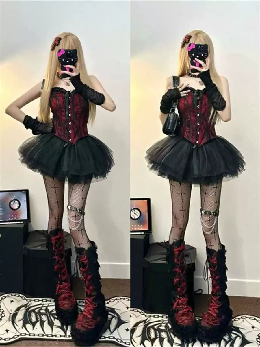 Red corset yv50711 – Youvimi