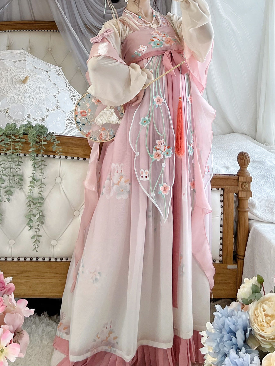 Hand Embroidered Hanfu Set yv31646 – Youvimi