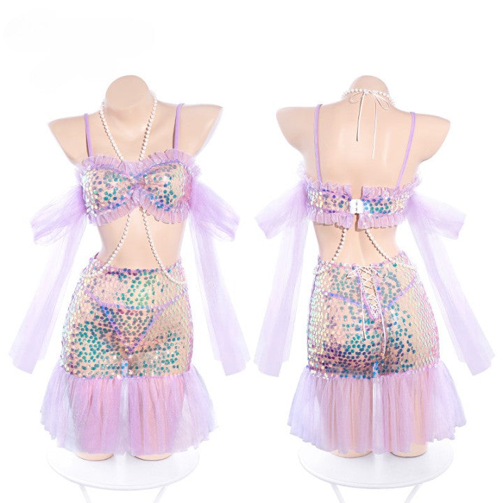 Sequin Mermaid Uniform Set yv31706 – Youvimi