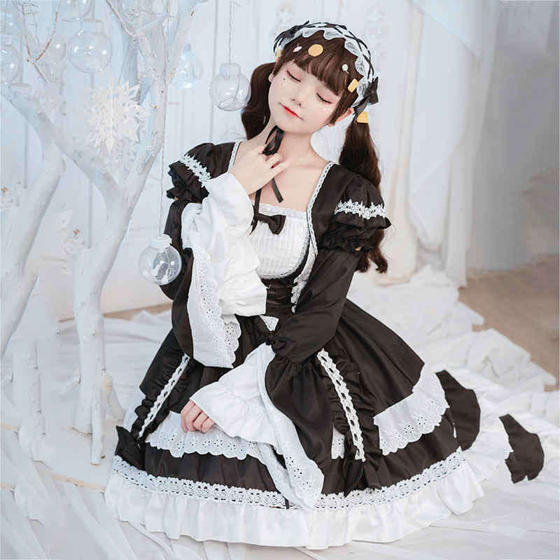 Japanese lolita maid dress yv31735 – Youvimi