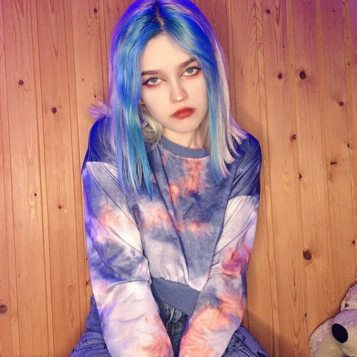 Korean loose tie-dye couple sweater YV43356 – Youvimi