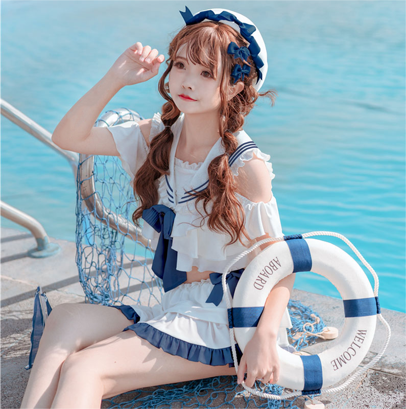 cute sailor swimsuit YV47161 – Youvimi