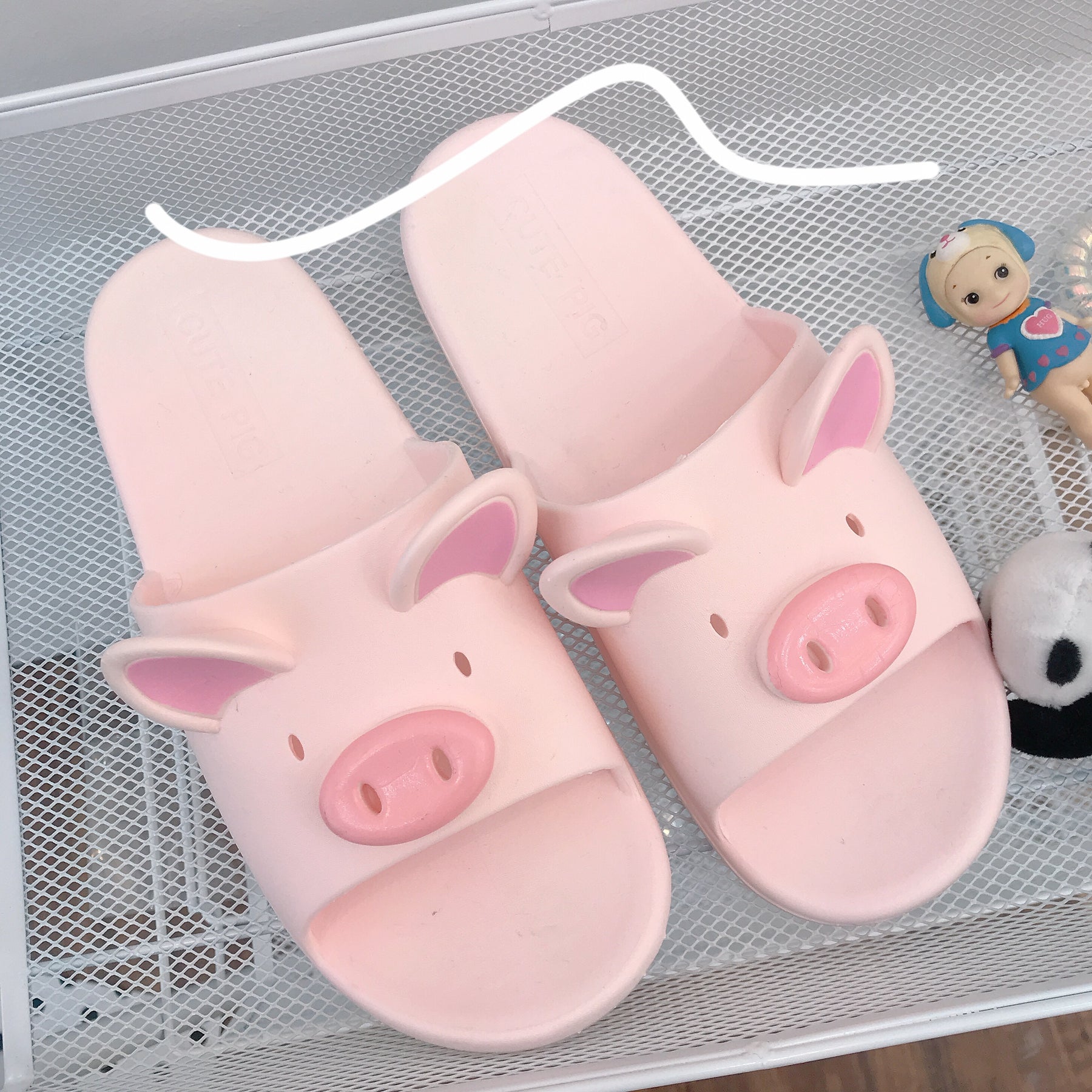 Cute pink pig slippers YV42154