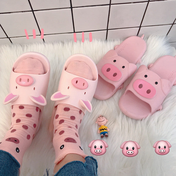 Cute pink pig slippers YV42154