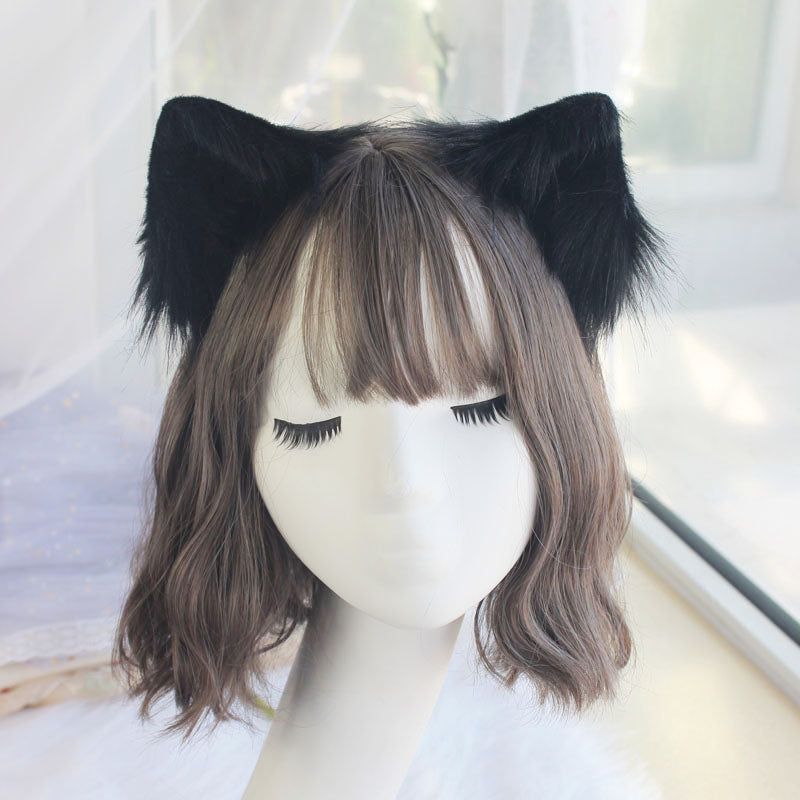 Cute cos plush cat ears hairpin yv42623 – Youvimi
