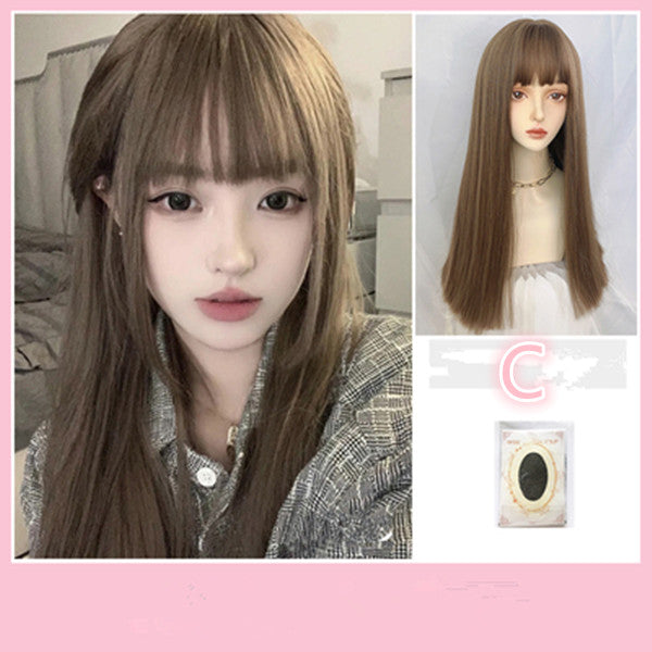 Cute JK long straight wig yv30944 – Youvimi