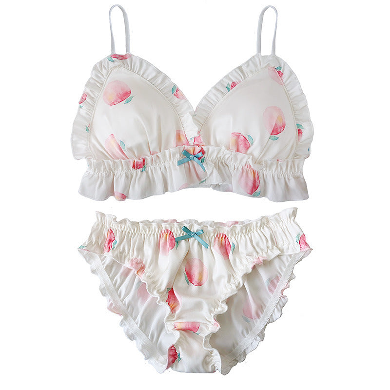 Japanese cute peach bra set yv30641 – Youvimi
