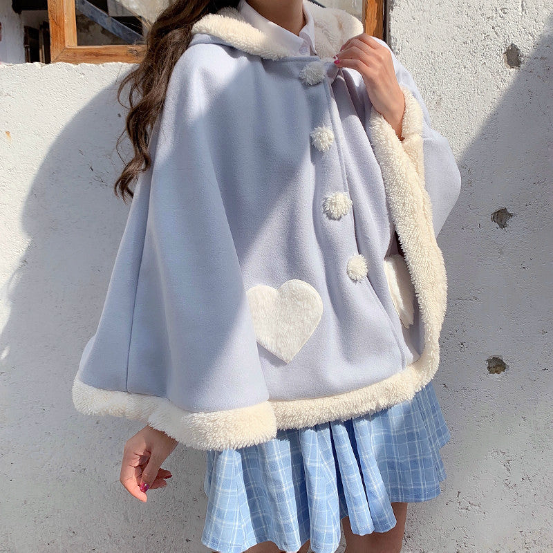Cute Love Wing Cloak Jacket YV43518