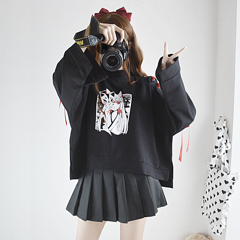 Anime monster fox long-sleeved sweater YV43762 – Youvimi
