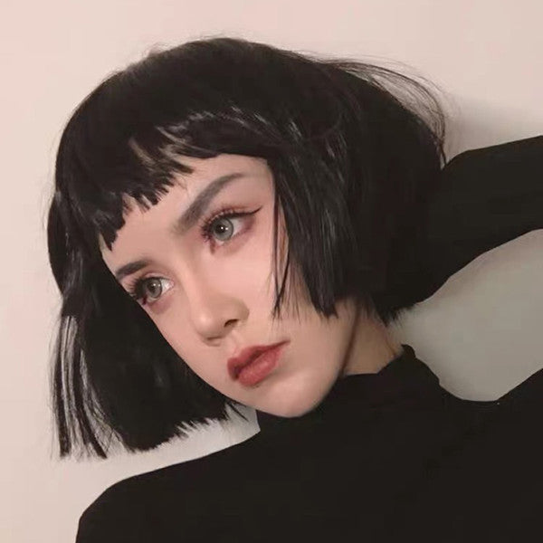 Black handsome bobo head wig yv42176 – Youvimi