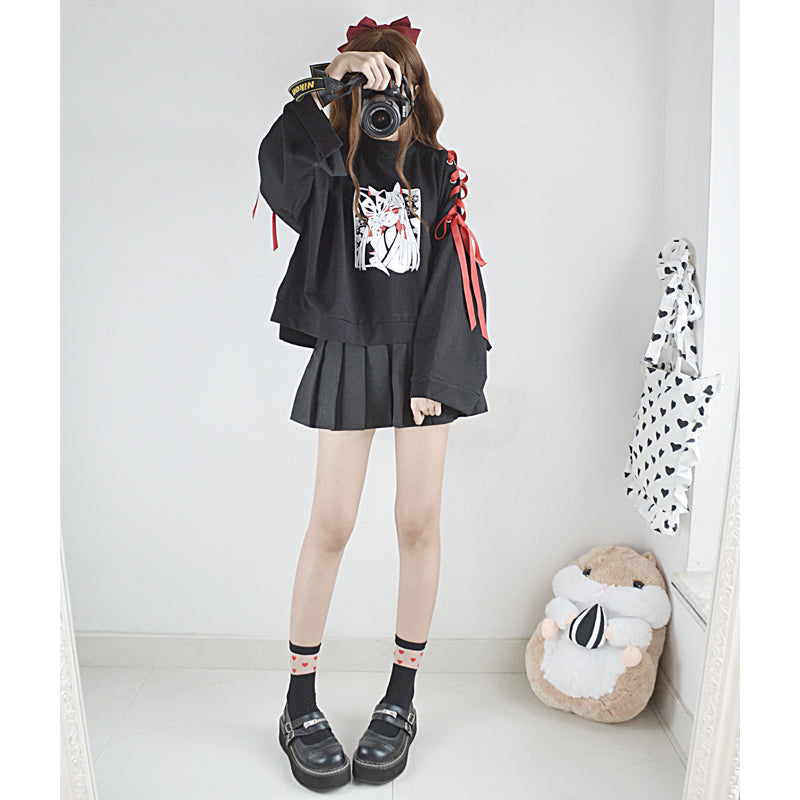 Anime monster fox long-sleeved sweater YV43762 – Youvimi