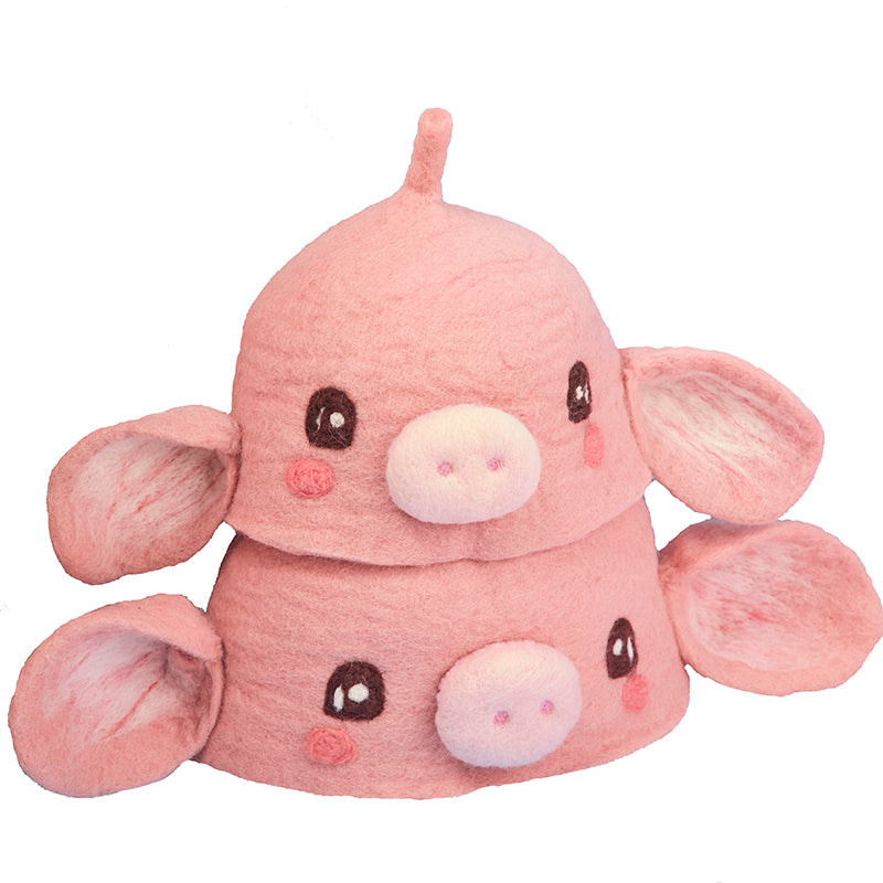 Cute pink pig fisherman hat YV42944 – Youvimi