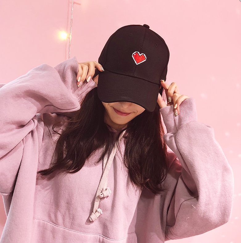 Cute heart and ribbon cap yv475 – Youvimi