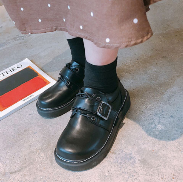 Japanese ulzzang retro shoes yv42701