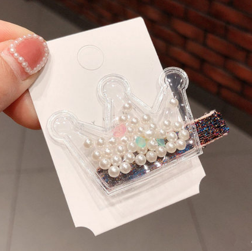 Cute love crown hairpin yv42756