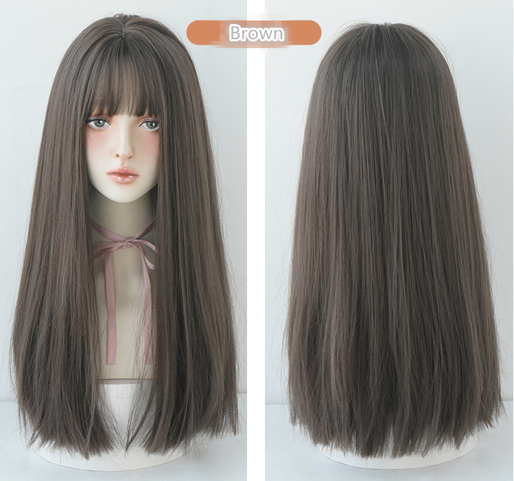 Cute natural long straight wig yv42841 – Youvimi