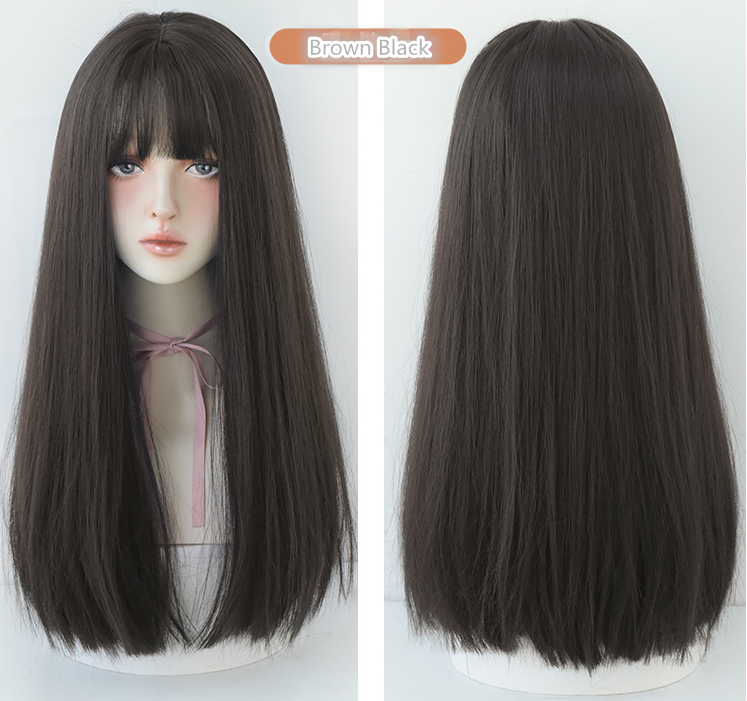 Cute natural long straight wig yv42841 – Youvimi