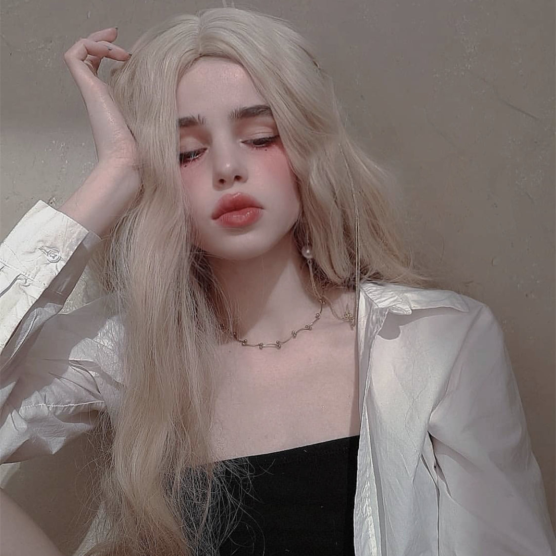 Youvimi golden natural wig YV42695