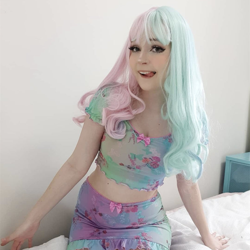 Macaron Lolita long curly hair YV42441