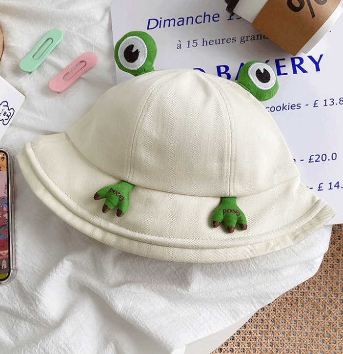 Cute frog sunscreen fisherman hat yv30975 – Youvimi