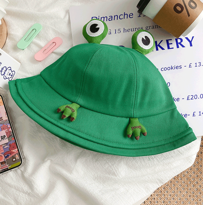 Cute frog sunscreen fisherman hat yv30975 – Youvimi