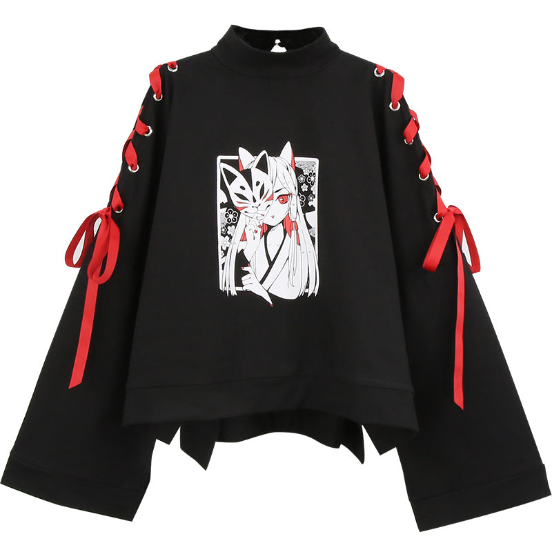 Anime monster fox long-sleeved sweater YV43762 – Youvimi