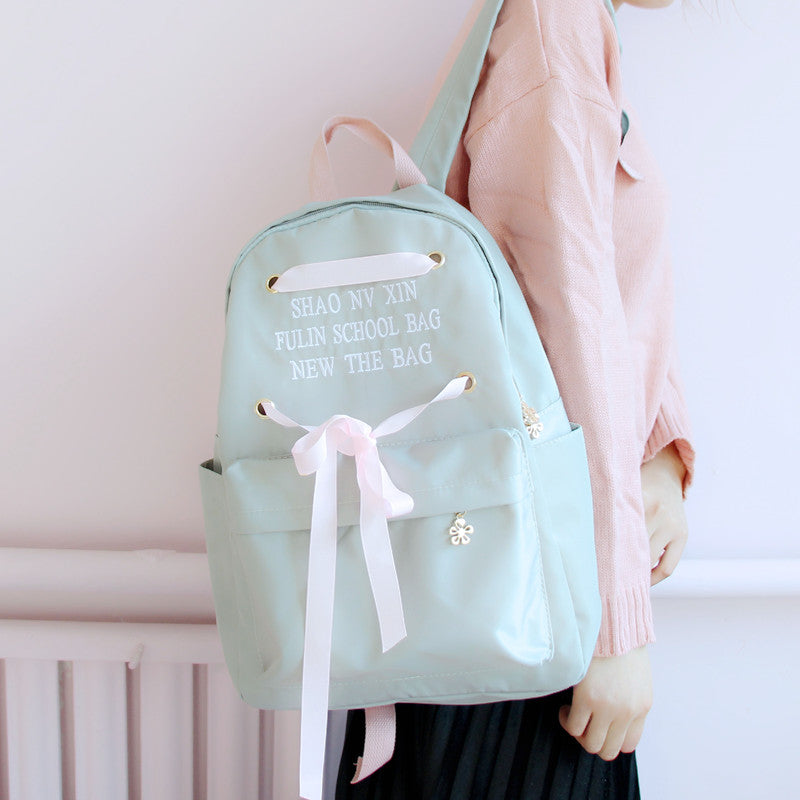 Japanese pastel college wind backpack YV2496 – Youvimi