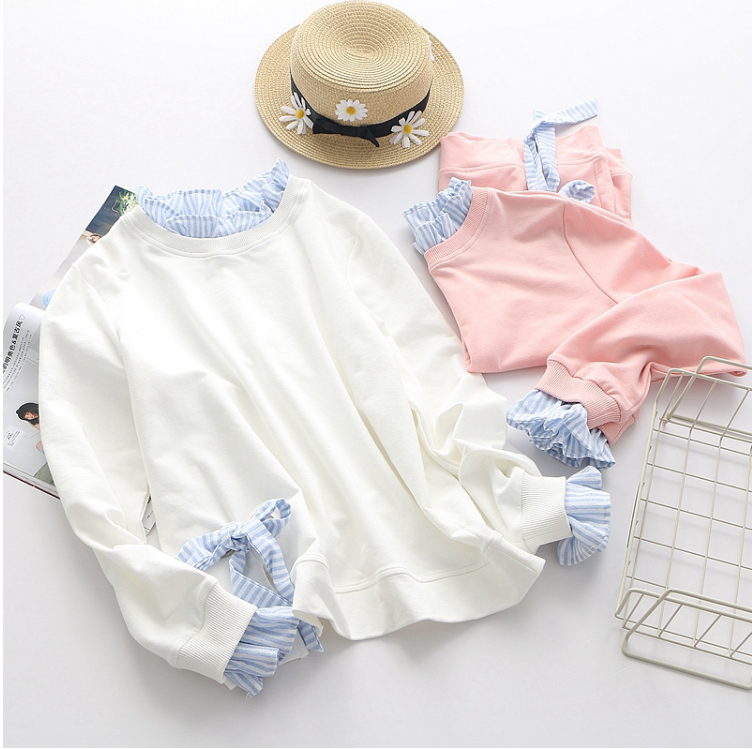 Loose bf hedge bow sweater YV2396 – Youvimi