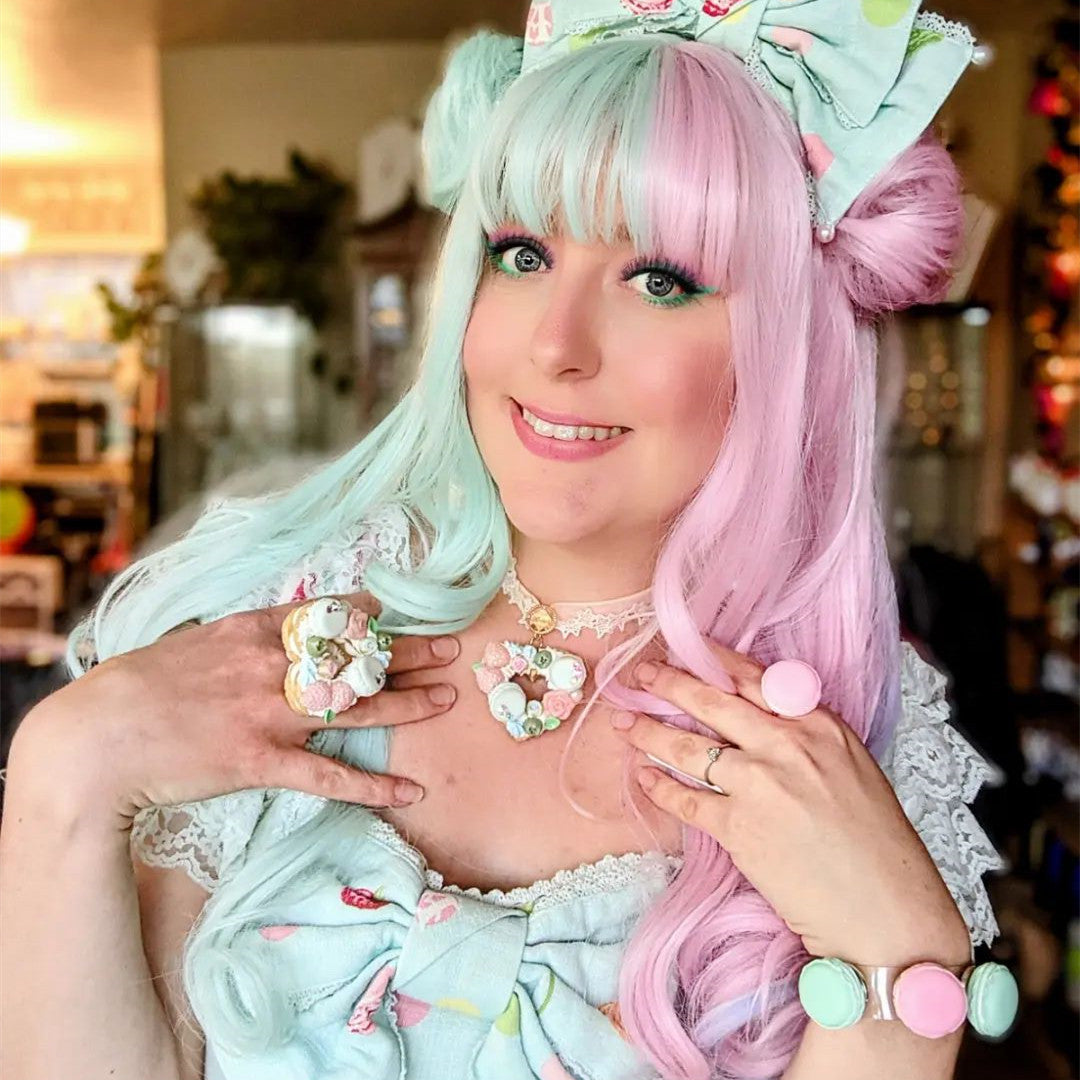 Macaron Lolita long curly hair YV42441